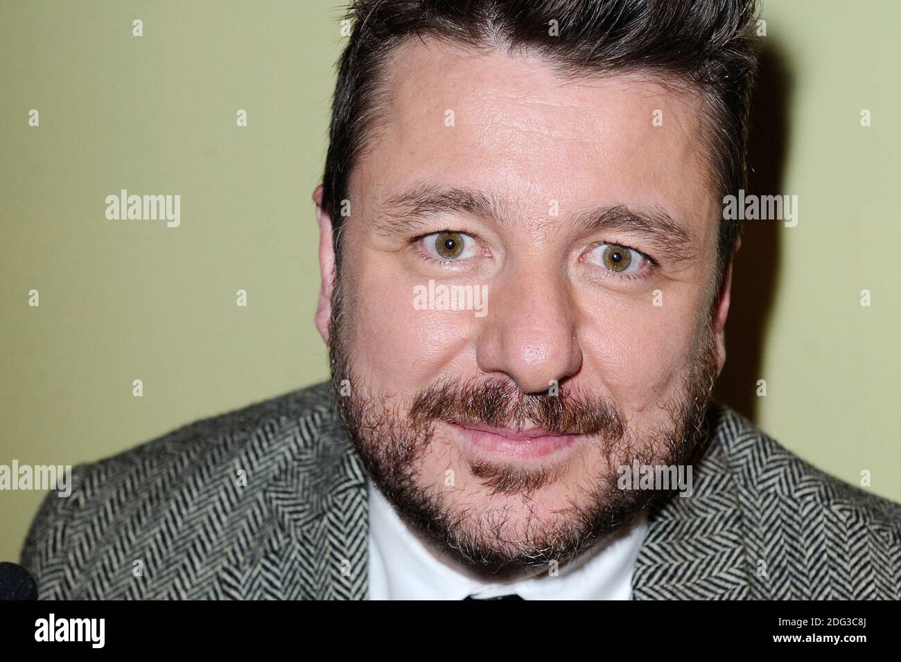 Bruno Guillon assiste a la conference de presse des Victoires de la ...