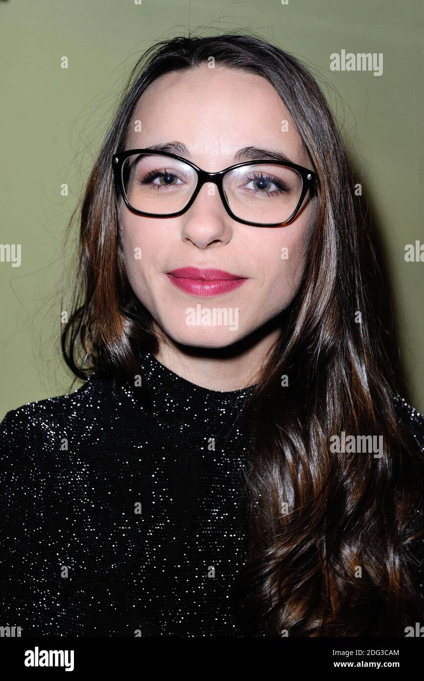 Elisa Paris (membre de Elijay L.E.J) assiste a la conference de presse ...