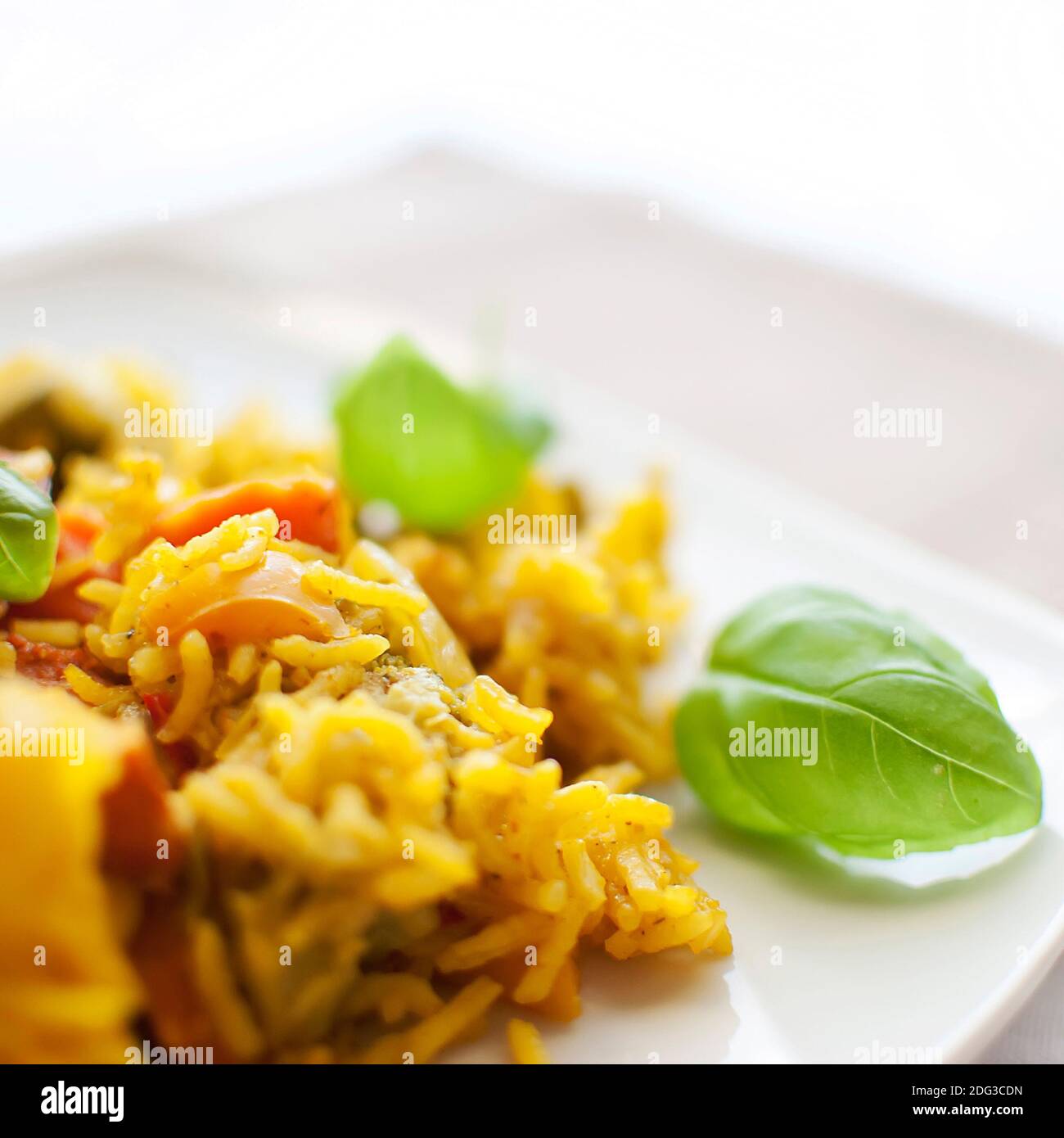 Indian saffron basmati rice hi-res stock photography and images - Alamy