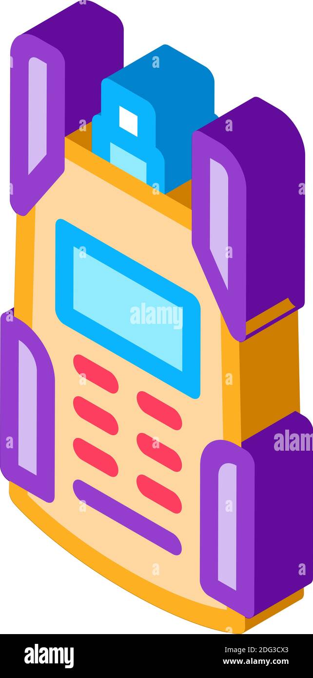 electric tester cable isometric icon vector illustration Stock Vector ...