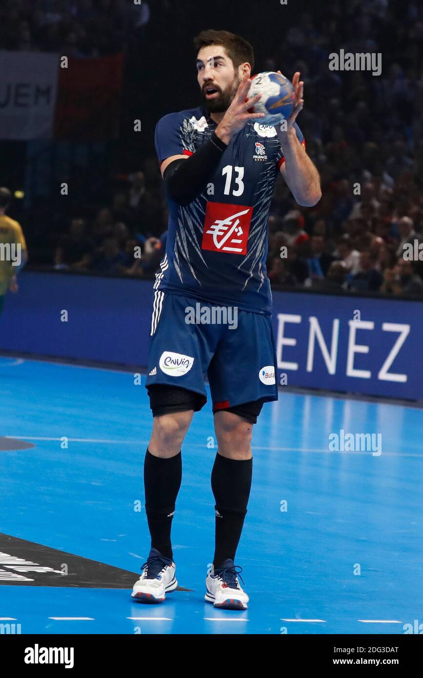 France's Nicolas Karabatic during Group A First Round game of the 2017 ...