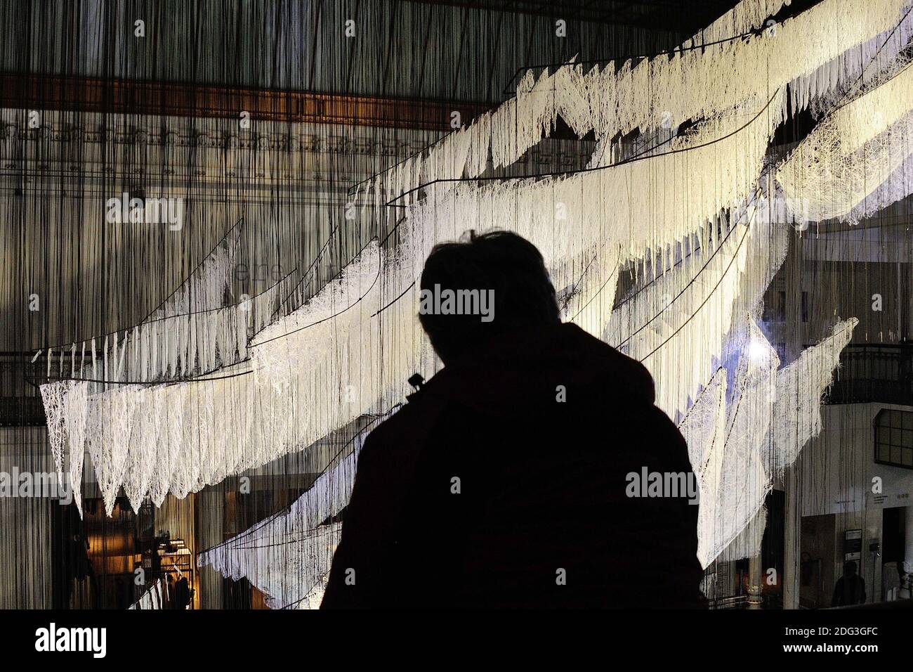 Atmosphere generale lors du Vernissage de l'installation Where Are we Going de Chiharu Shiota au ...