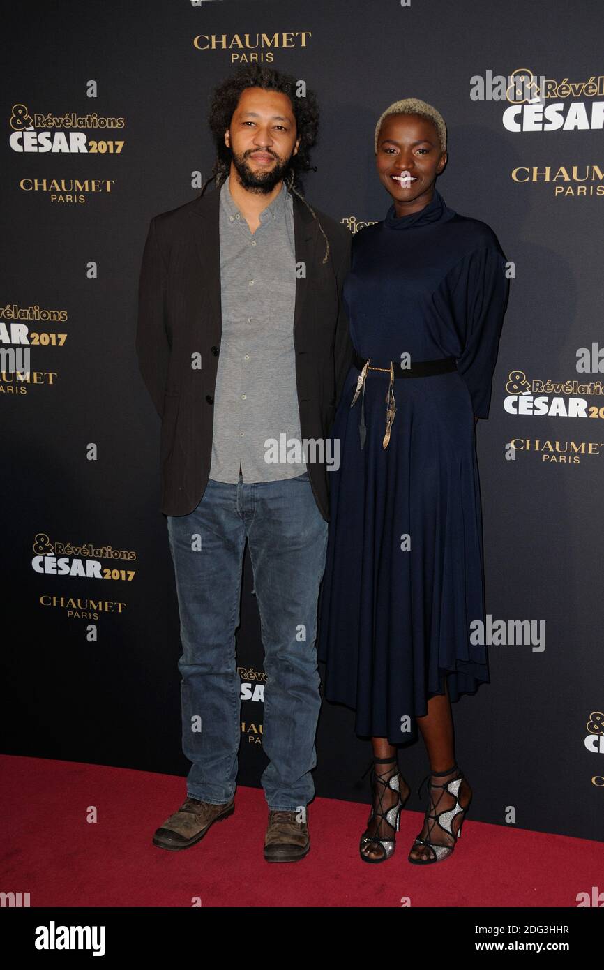 Alain Gomis, Annabelle Lengronne attending the Cesar Revelations 2017 ...