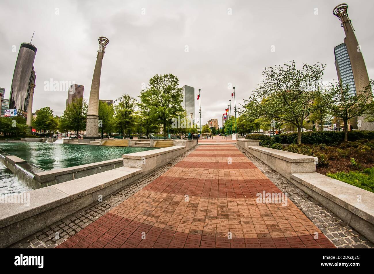Downtown Atlanta, Georgia USA skyline Stock Photo - Alamy