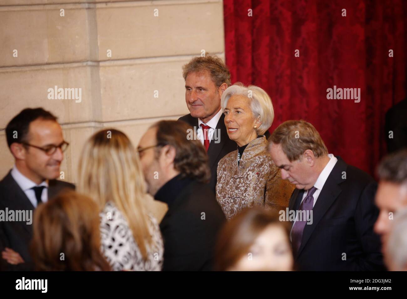 IMF managing director Christine Lagarde and her partner Xavier Giocanti ...