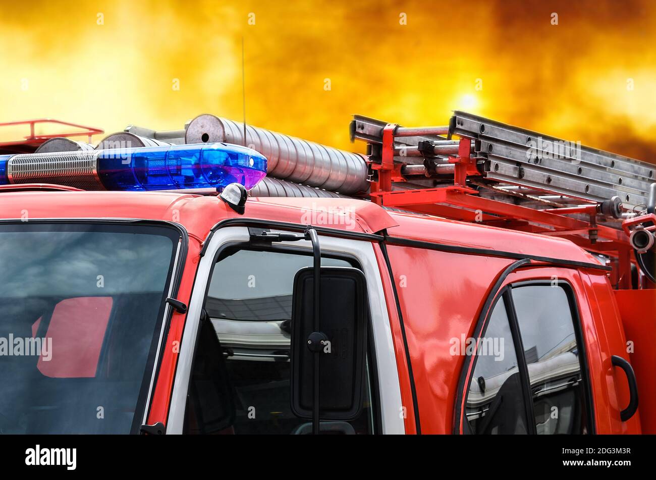 Car fire protection Stock Photo - Alamy
