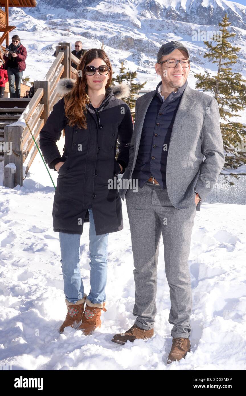 Alice Pol and Dany Boon attending a photocall for the film Raid Dingue ...