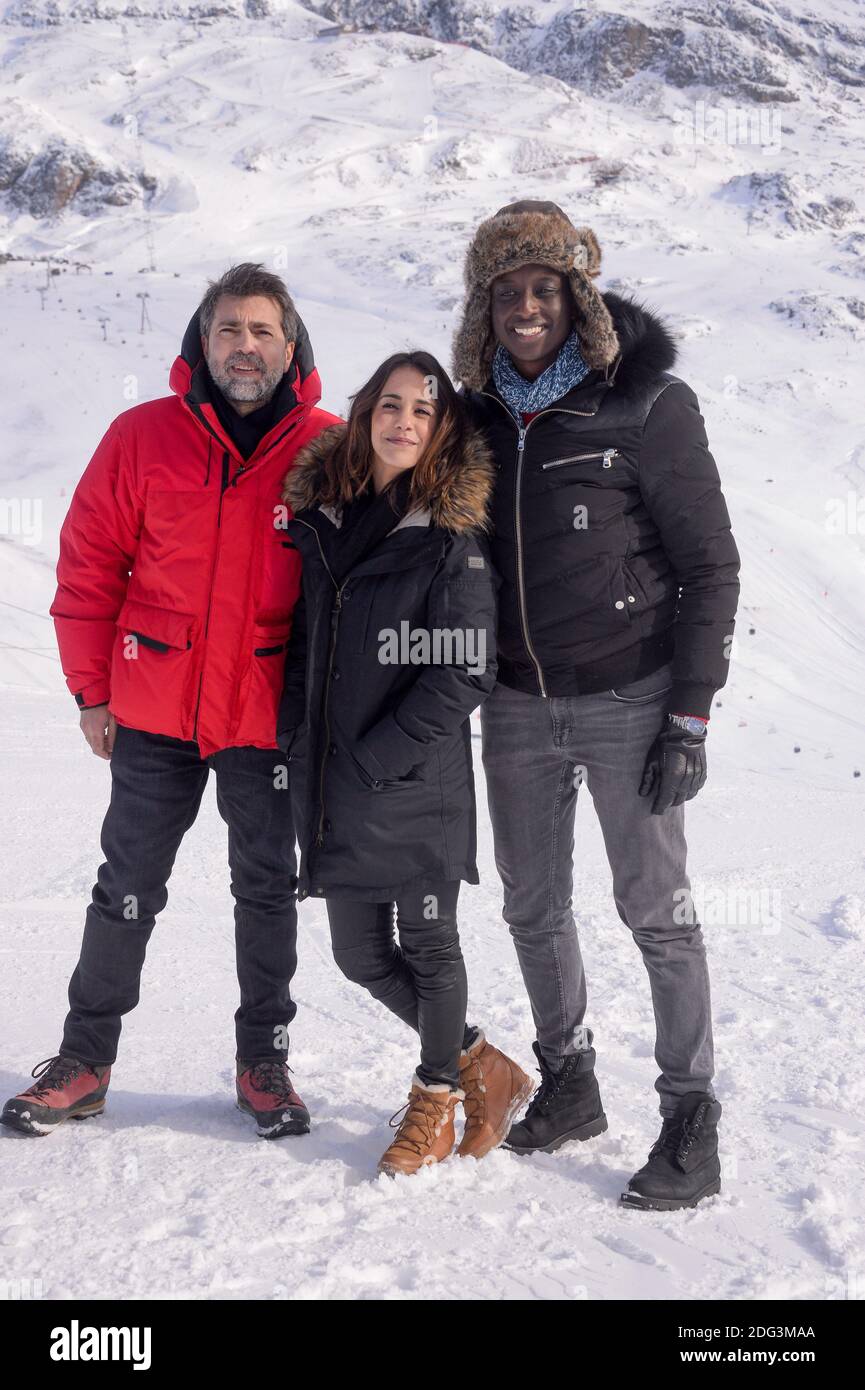 Ludovic Bernard, Alice Belaïdi, Ahmed Sylla attending a photocall for ...