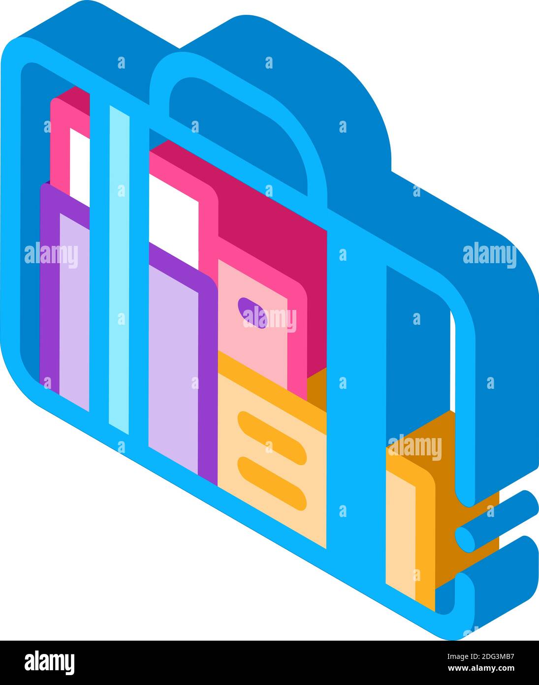 bag for maternity hospital isometric icon vector illustration Stock ...