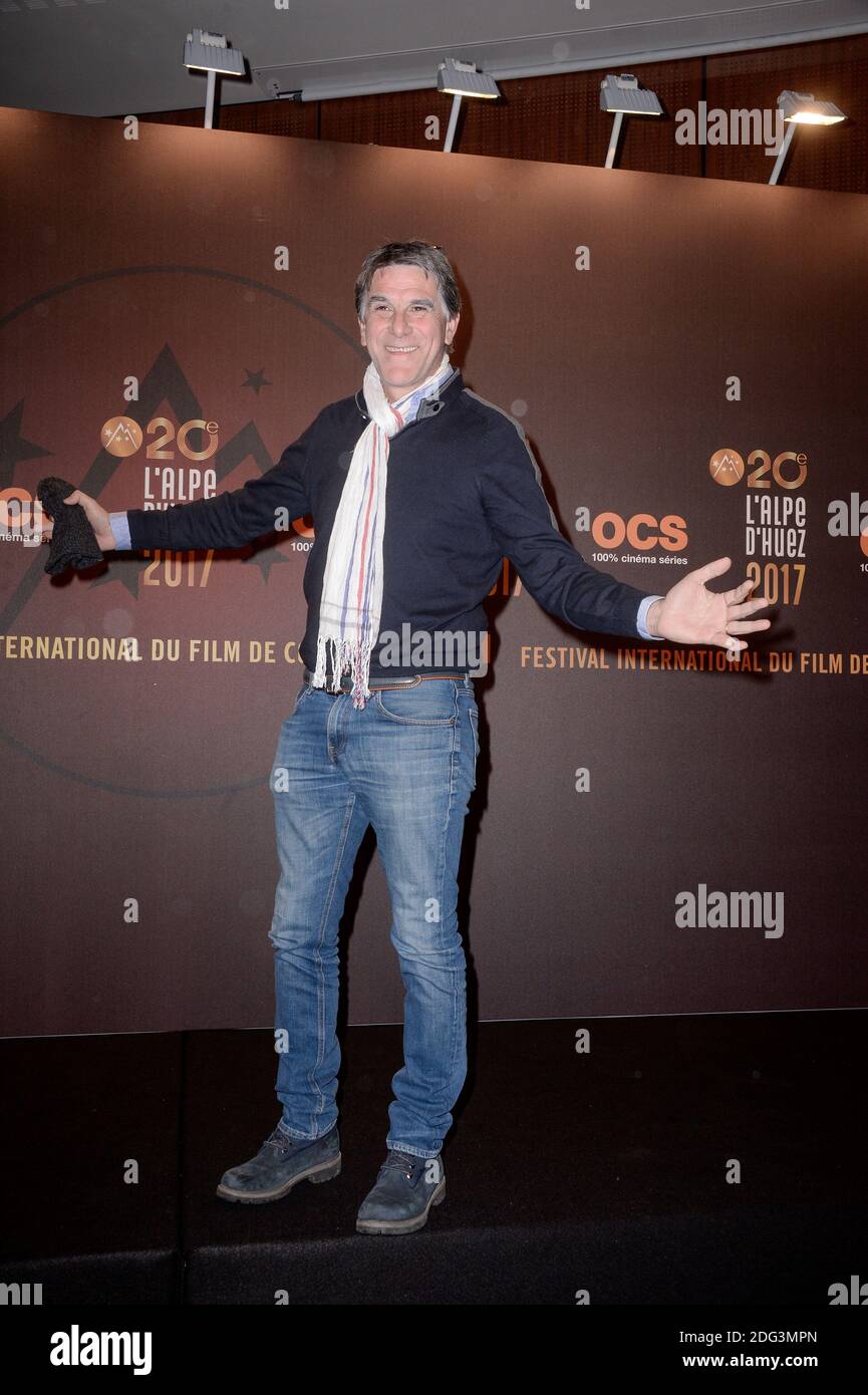 Tex attending a photocall during the 20th Alpe d'Huez Comedy Film ...