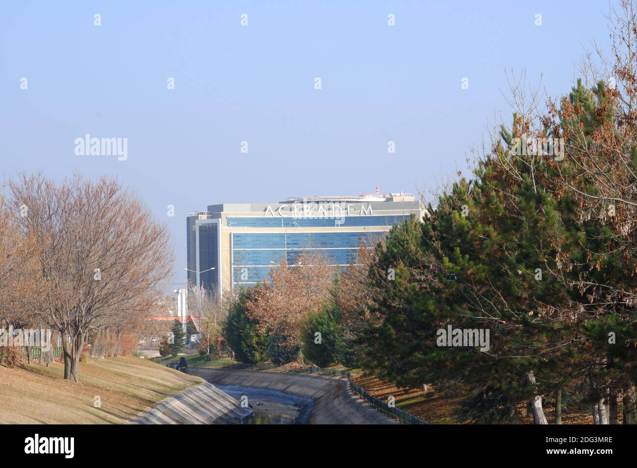 Acibadem Hospital Building Over Trees Stock Photo - Alamy