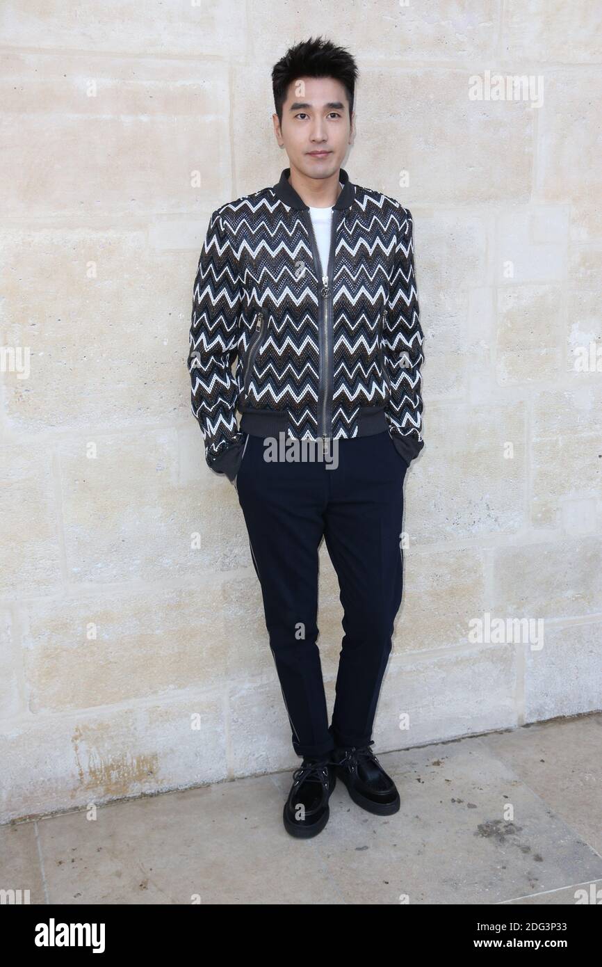 Mark Zhao attending the Louis Vuitton Men Menswear Fall/Winter 2017 ...