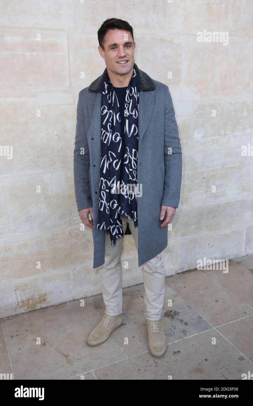 Dan Carter attending the Louis Vuitton Men Menswear Fall/Winter 2017 ...
