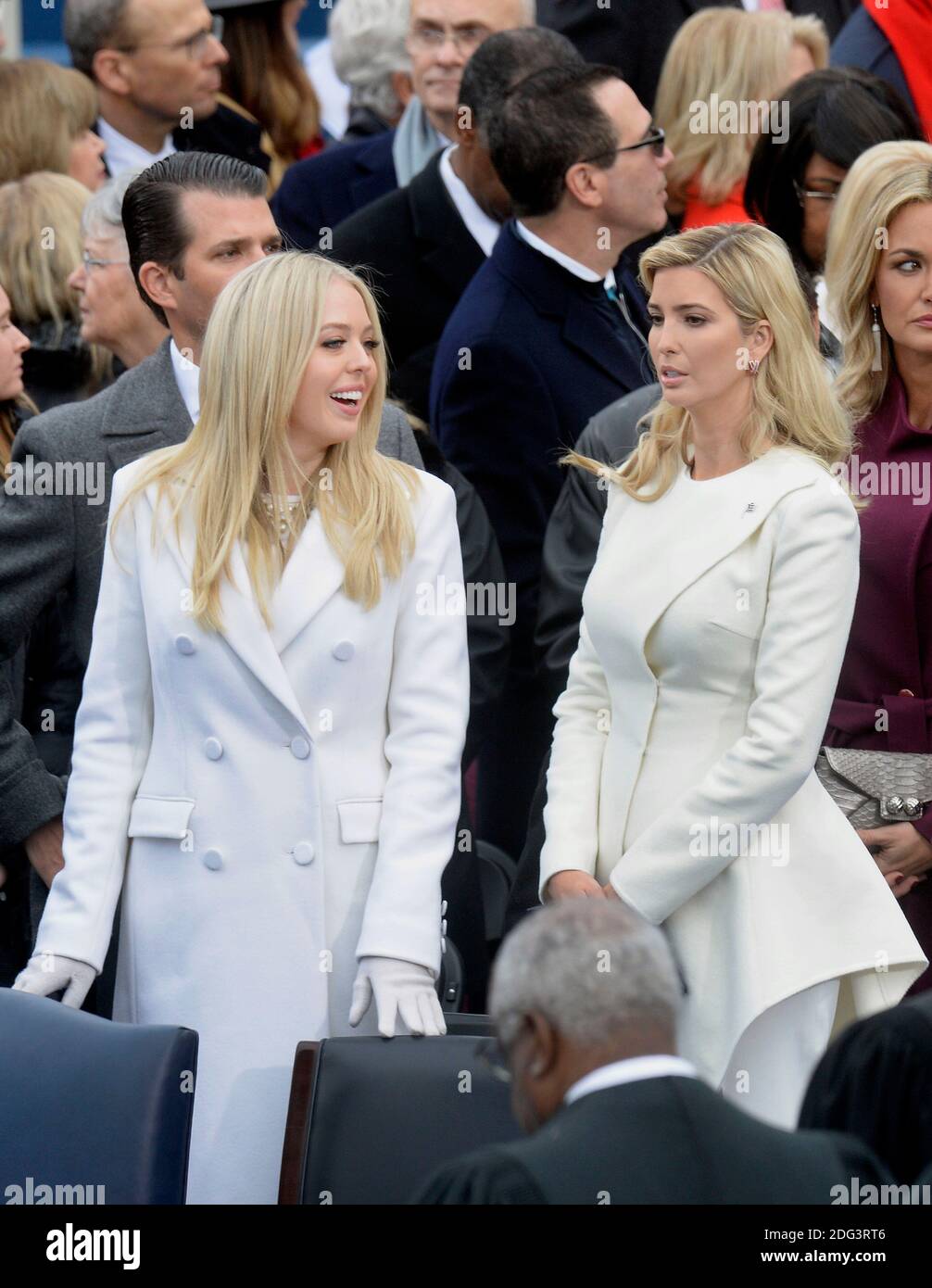 Tiffany Trump and Ivanka Trump attend the 58th Presidential ...