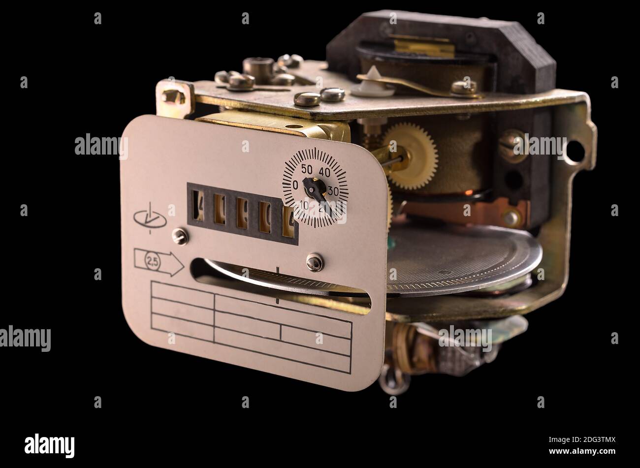 Old appliance electricity metering Stock Photo - Alamy