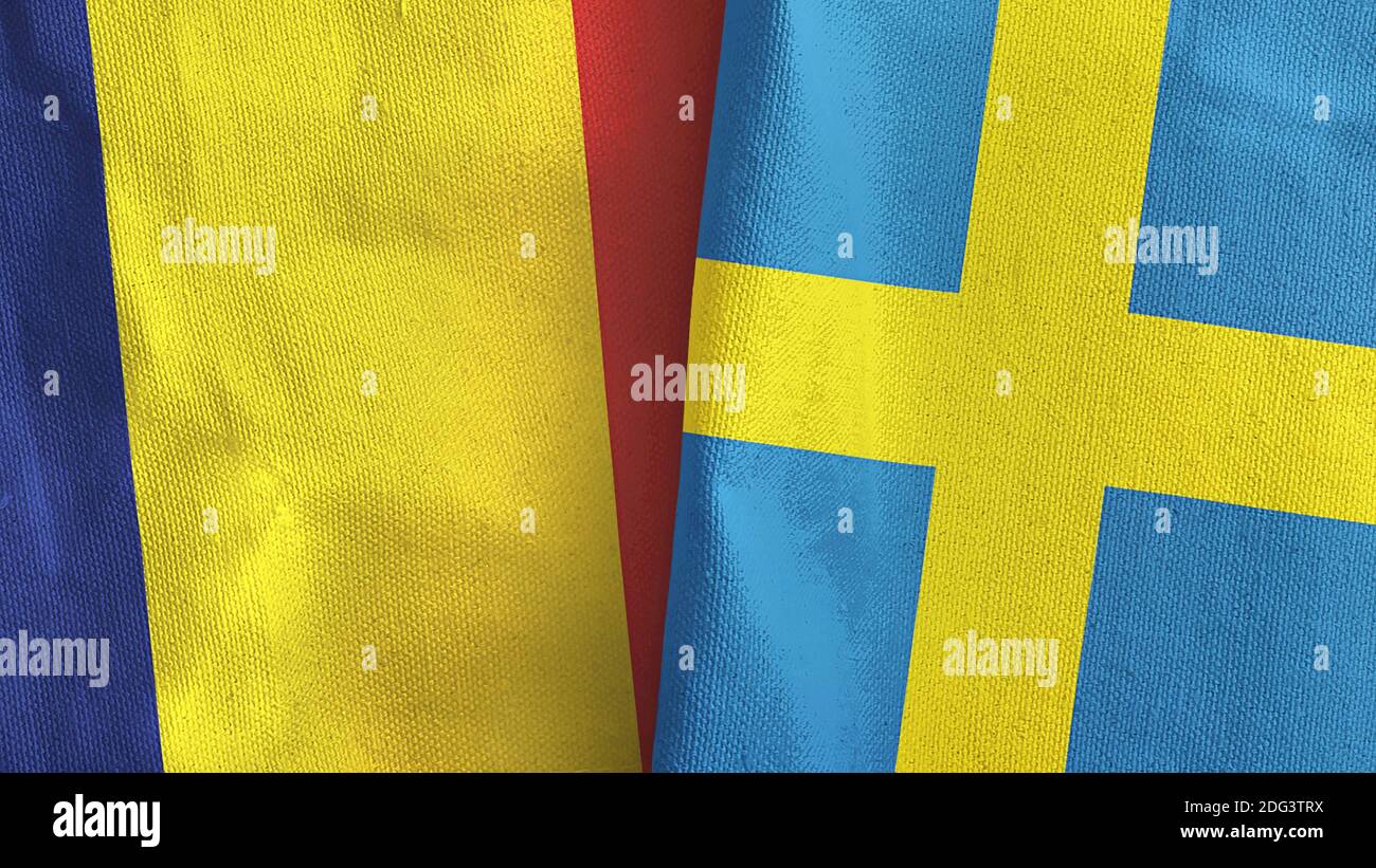 Sweden chad flag hi-res stock photography and images - Alamy