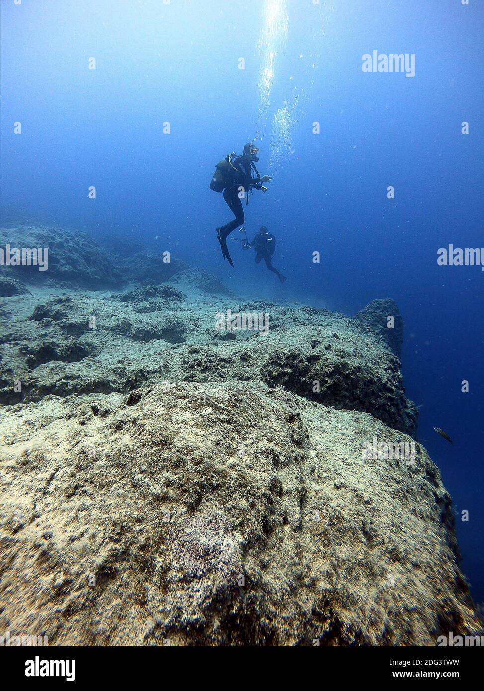 Divers in underwater. Antalya KaÅŸ Turkey Stock Photo - Alamy