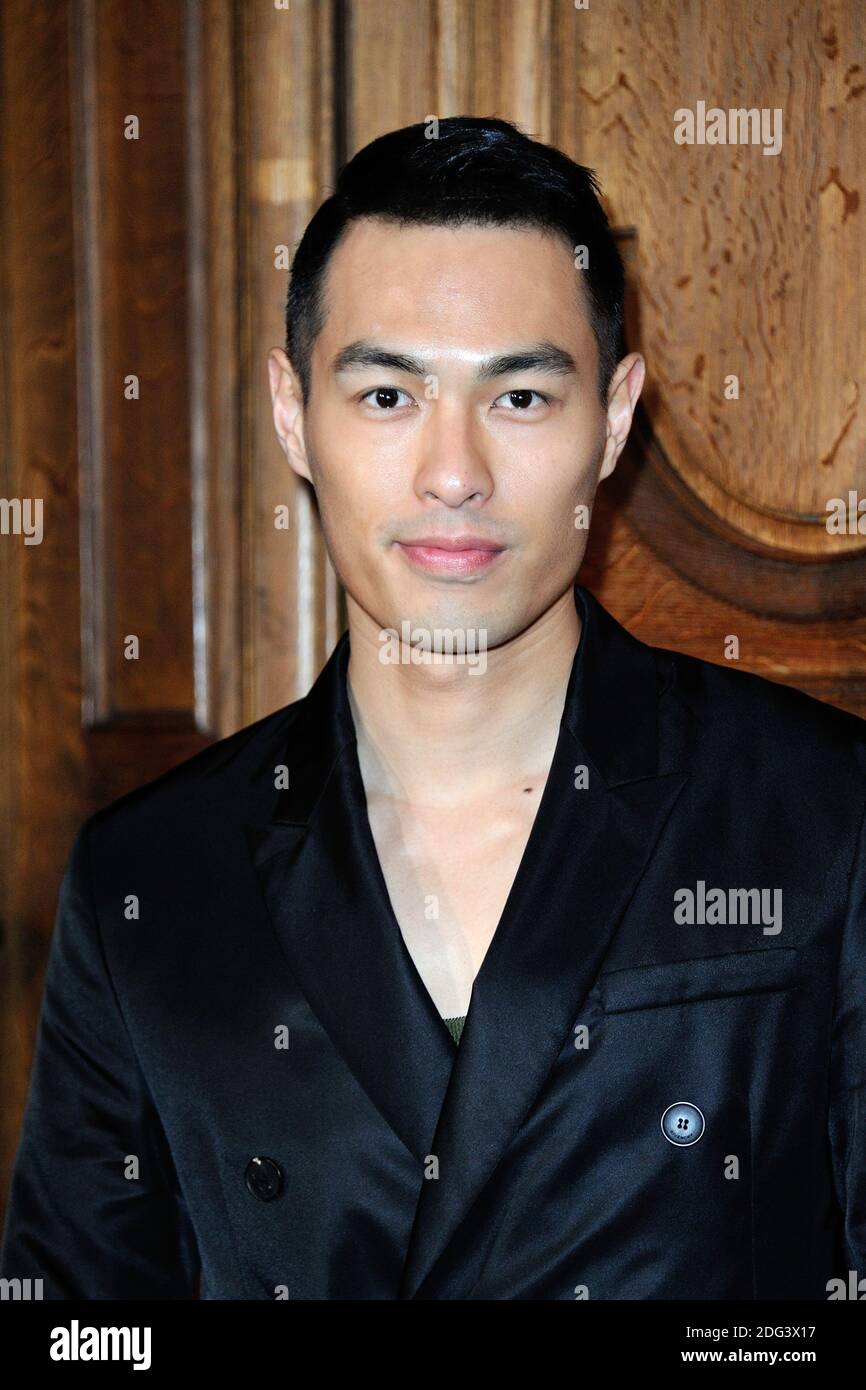Taiwanese actor Yo Yang attending the Givenchy Menswear Fall/Winter ...