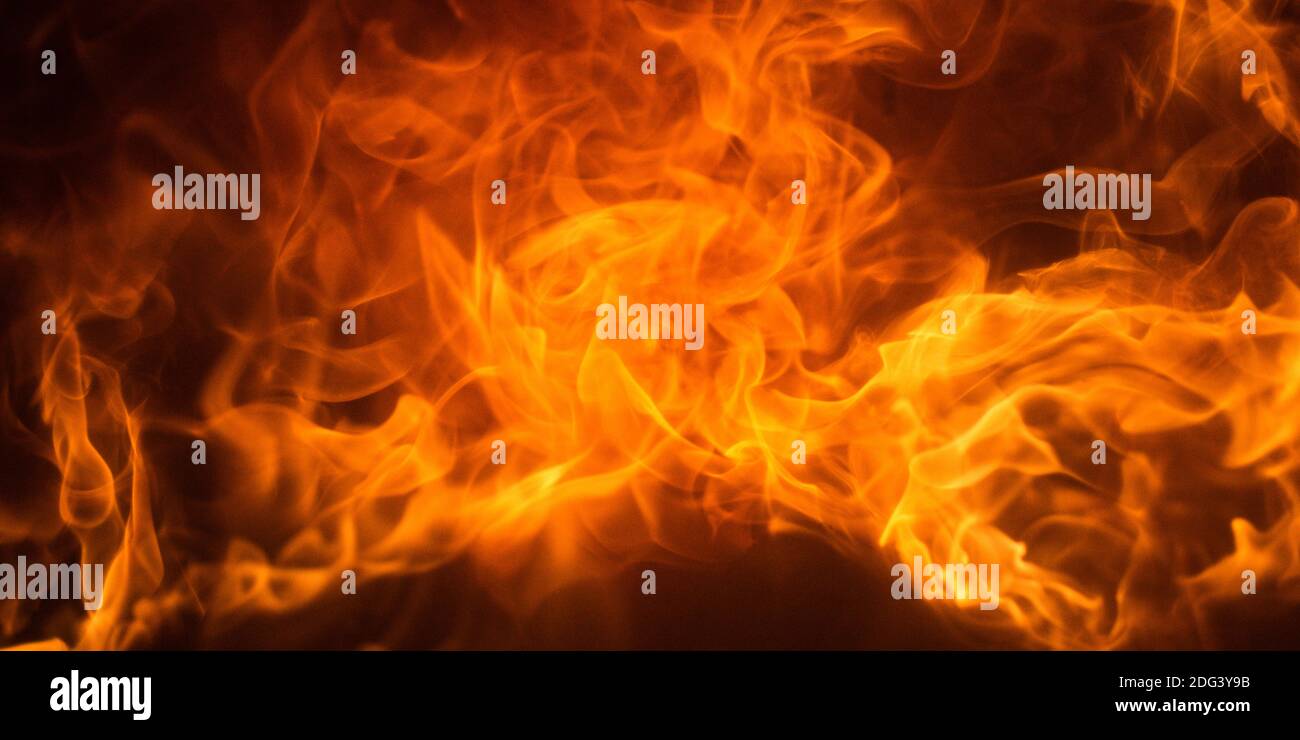 Fire flame background. Burning fireplace. Fireplace texture. Abstract ...
