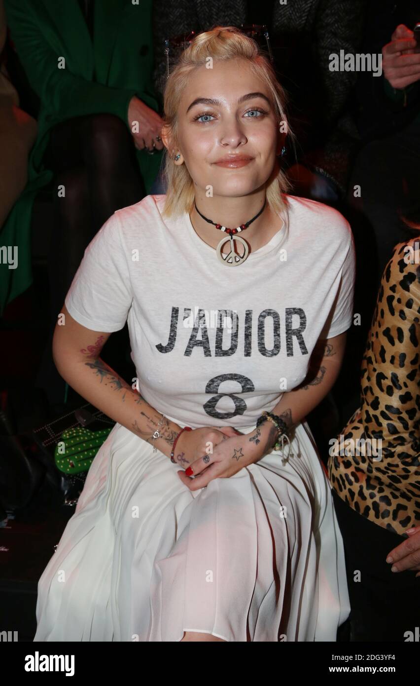 Paris Jackson attending the Dior Men Menswear Fall/Winter 2017-2018 ...