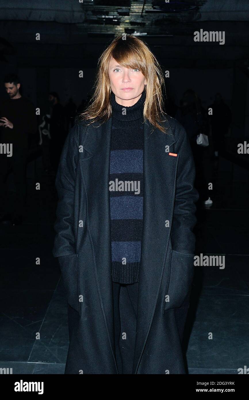 Axelle Laffont attending the Ami Menswear Fall/Winter 2017-2018 show as ...