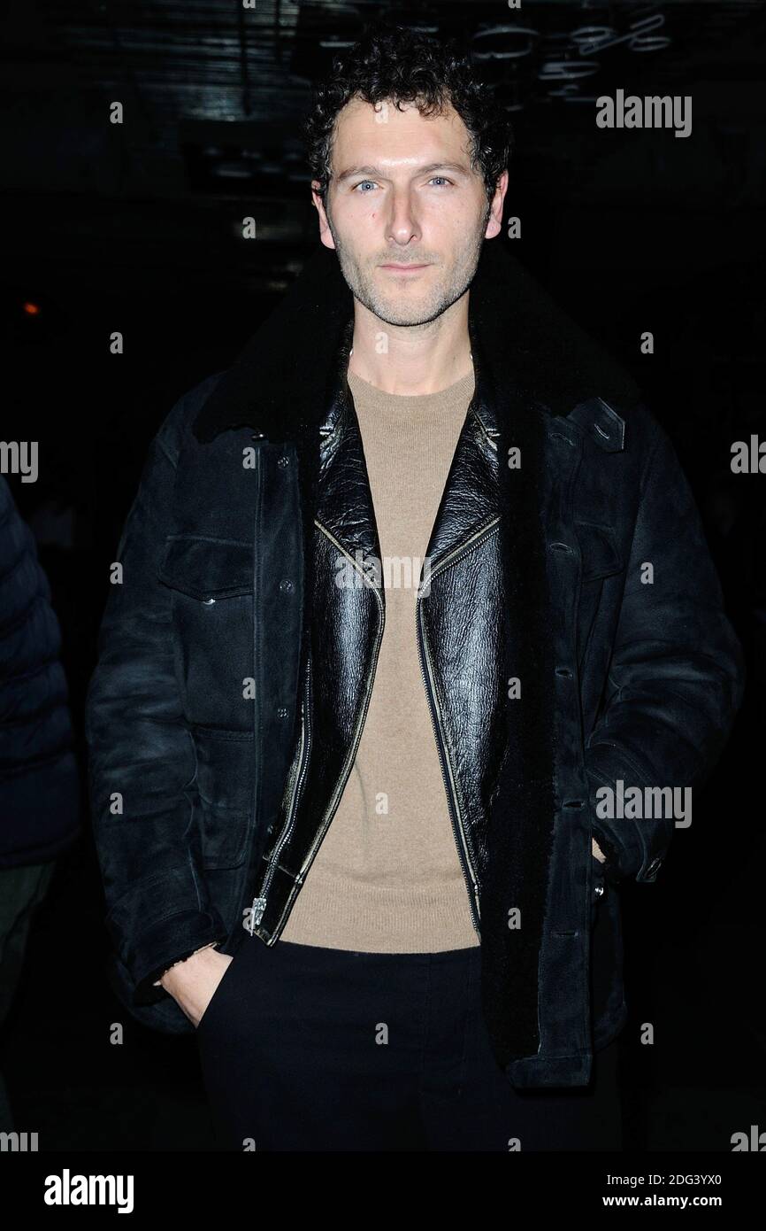 Simon Buret attending the Ami Menswear Fall/Winter 2017-2018 show as ...