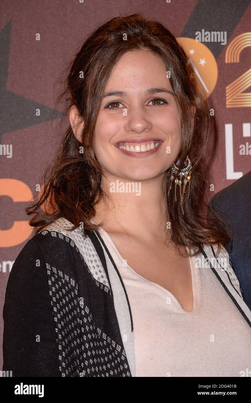 Lucie Lucas during the closing ceremony at the 20th Alpe d'Huez Comedy ...