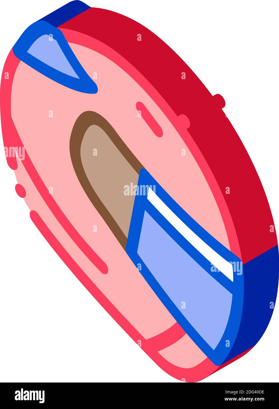 driver helmet isometric icon vector illustration color Stock Vector ...