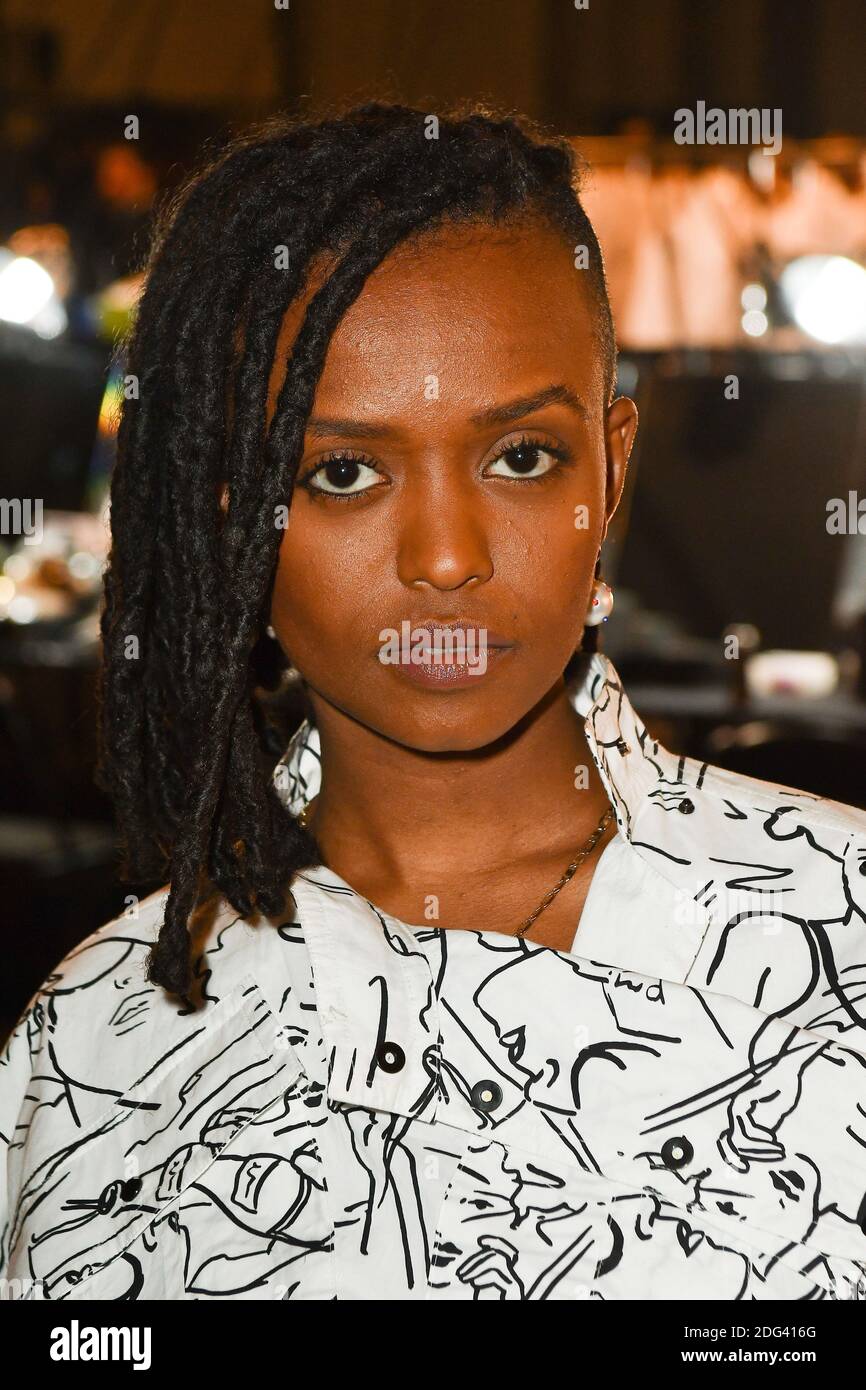 Kelela attending the Kenzo Menswear Fall/Winter 2017-2018 show as part ...