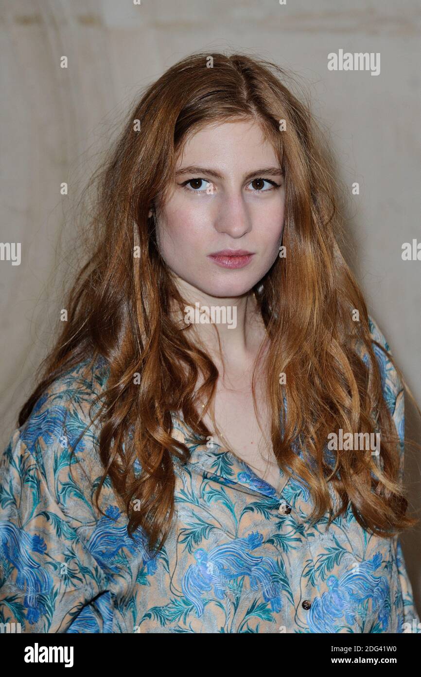 Agathe Bonitzer attending the Christian Dior Haute Couture Spring ...