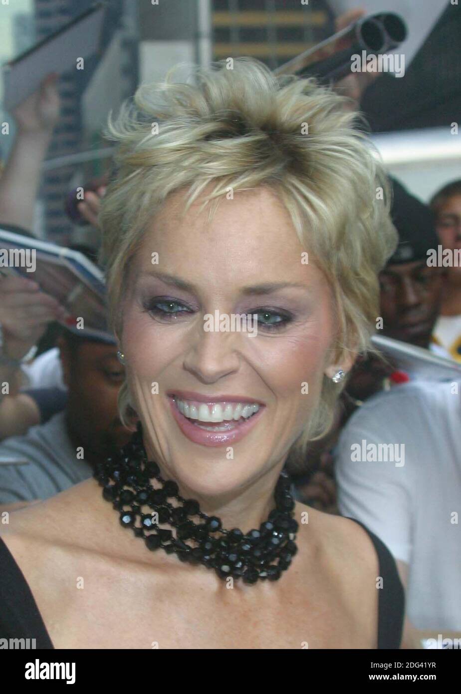 New York City 7-21-2004 Sharon Stone leaves at "The Late Show" Photo by ...