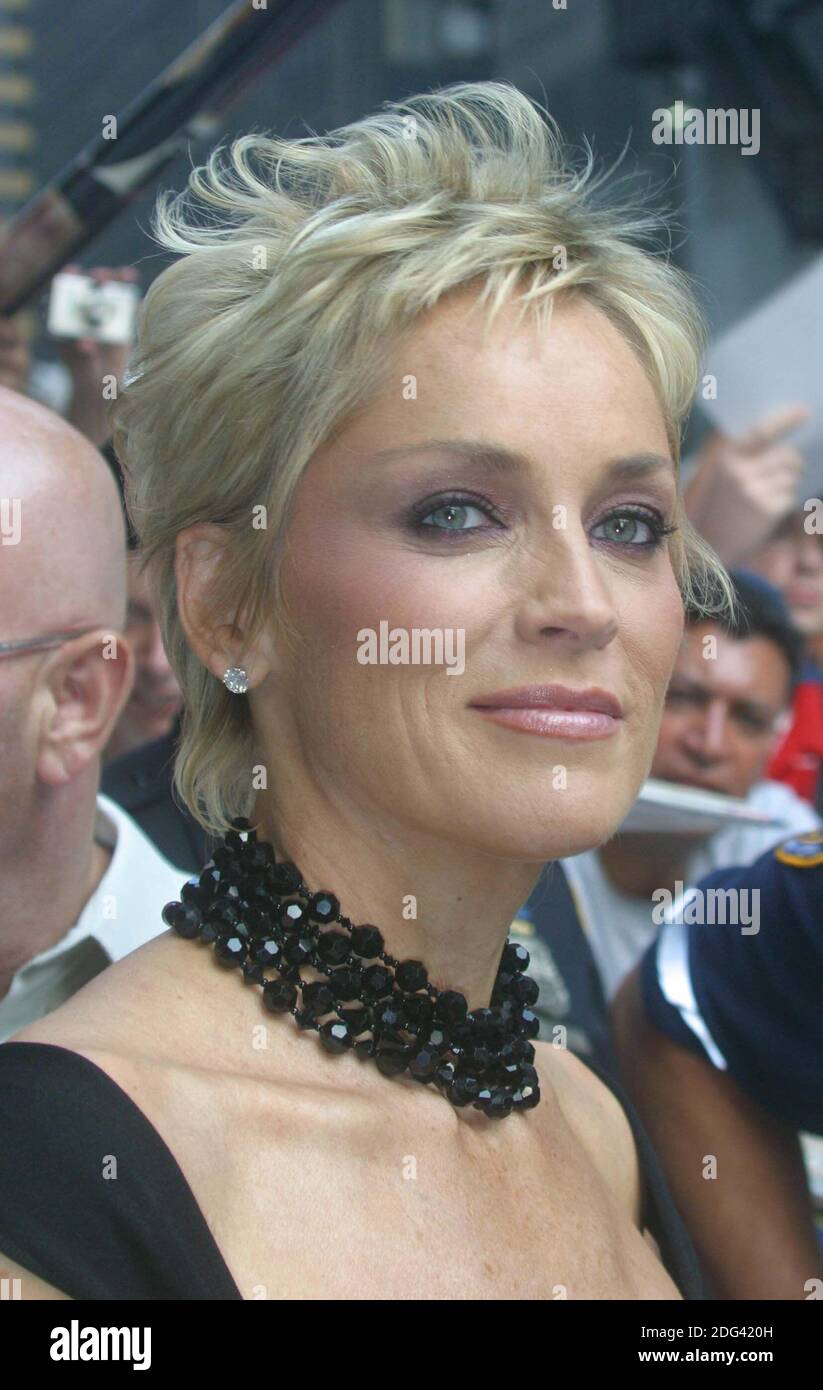 New York City 7-21-2004 Sharon Stone leaves at "The Late Show" Photo by ...