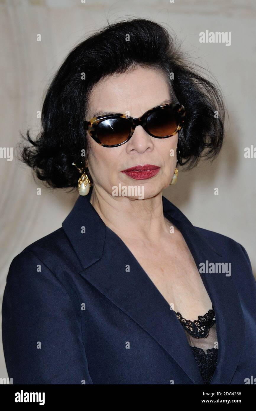 Bianca Jagger attending the Christian Dior Haute Couture Spring Summer ...