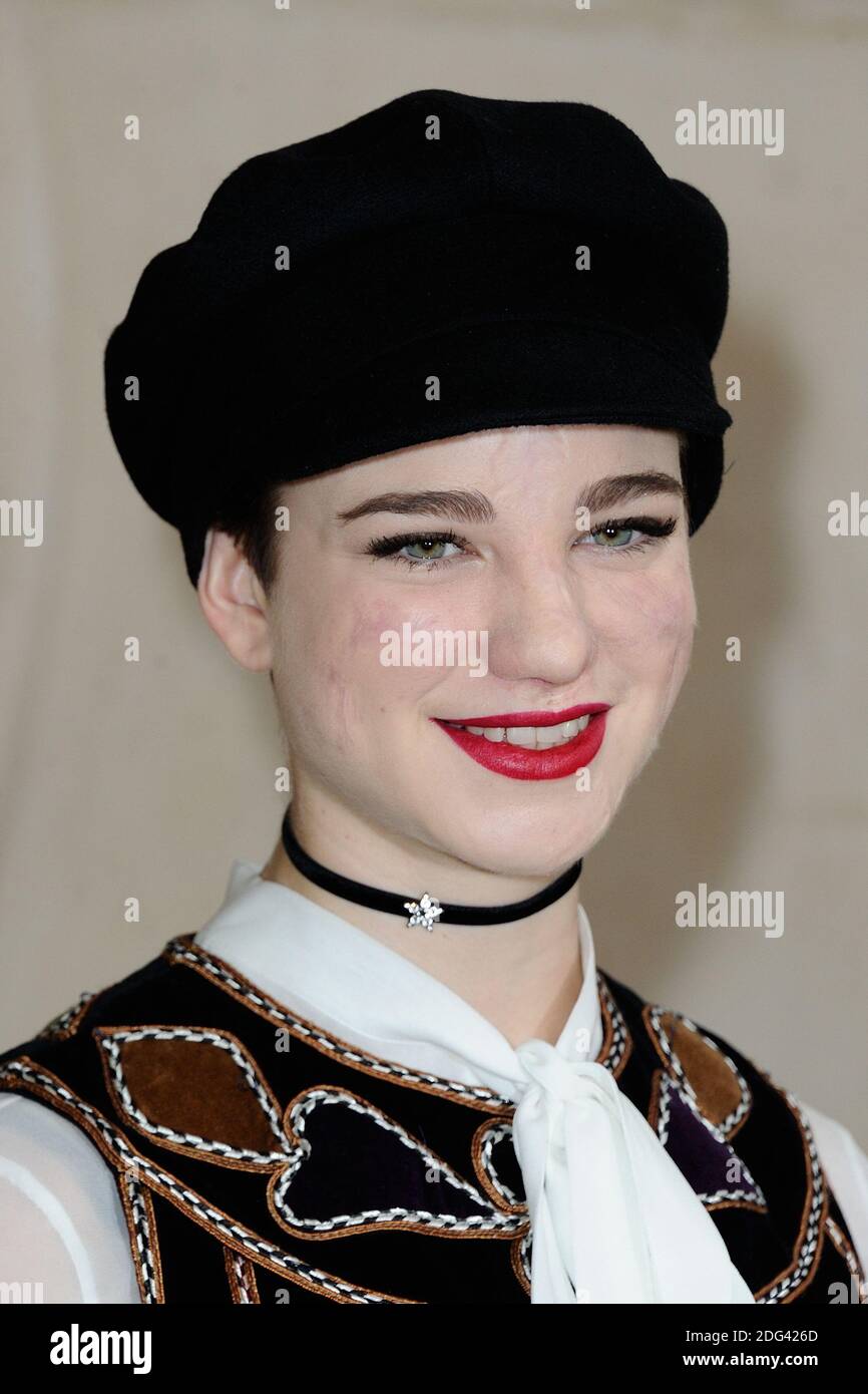 Beatrice Vio attending the Christian Dior Haute Couture Spring Summer ...