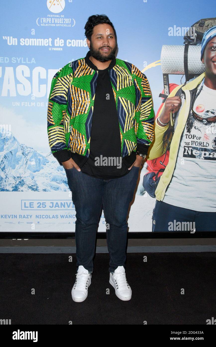 Kevin Razy attends the 'L'Ascension' film premiere at cinema UGC Cine ...