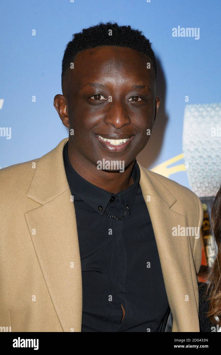 Ahmed Sylla attends the 'L'Ascension' film premiere at cinema UGC Cine ...