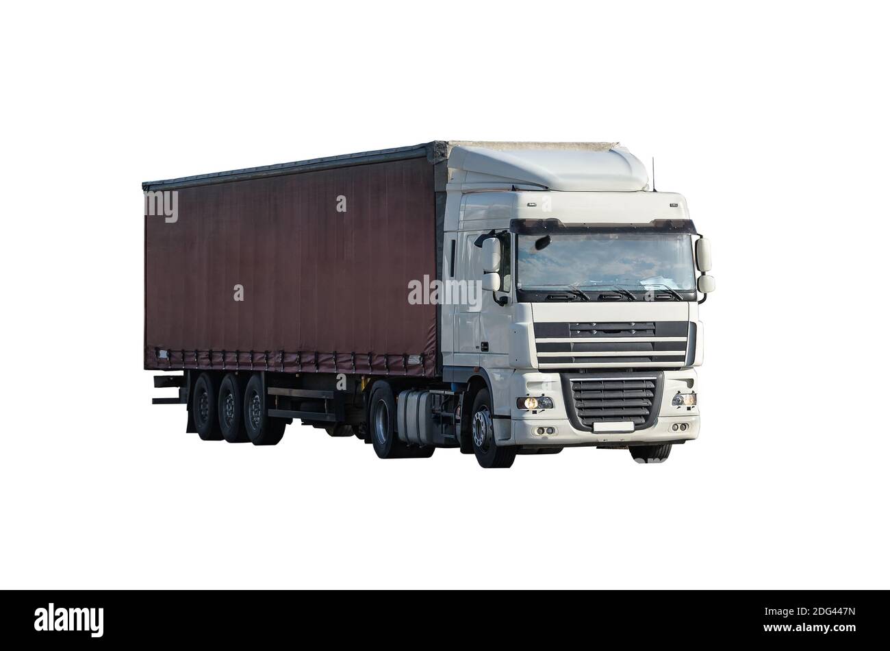 Loading box trailer truck hi-res stock photography and images - Alamy