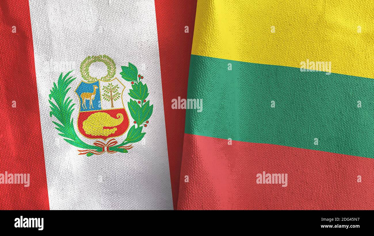 Peru lithuania flag hi-res stock photography and images - Alamy