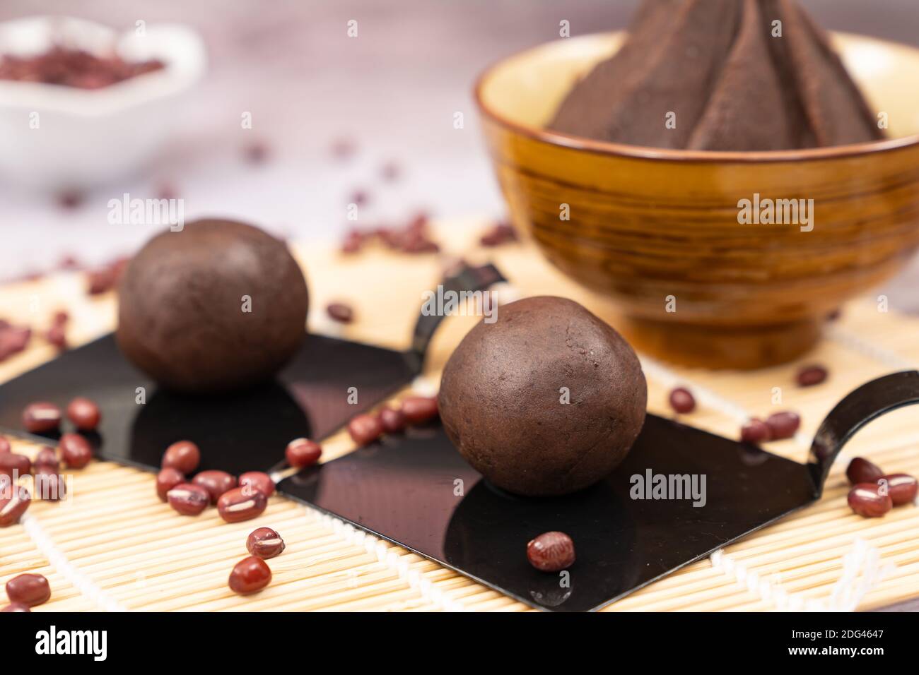 Anko Japanese sweet red bean paste Stock Photo - Alamy