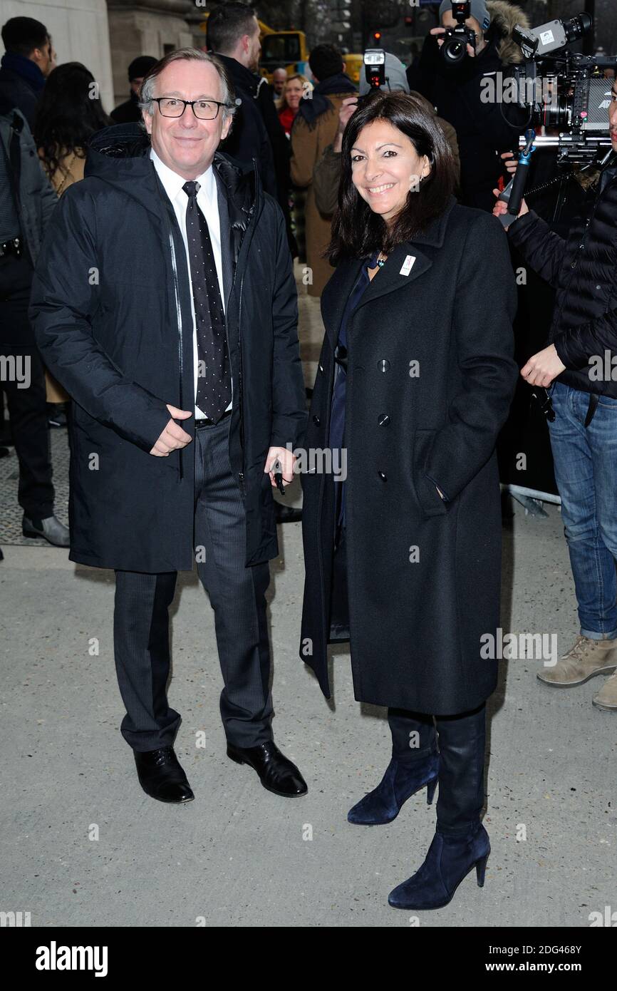 Anne Hidalgo attending the Chanel Haute Couture Spring Summer 2017 ...