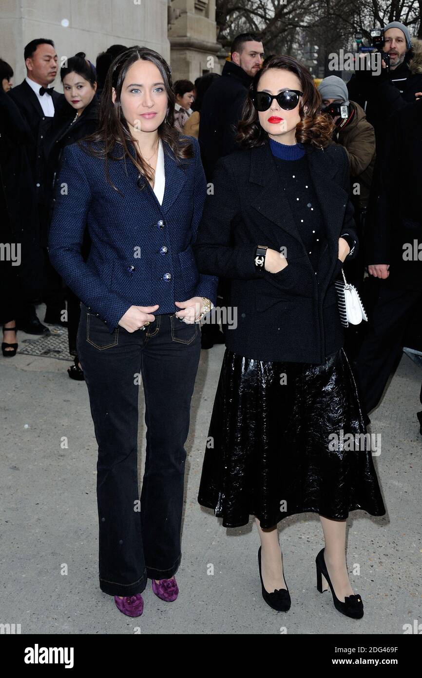 Claire Berest and Anne Berest attending the Chanel Haute Couture Spring ...