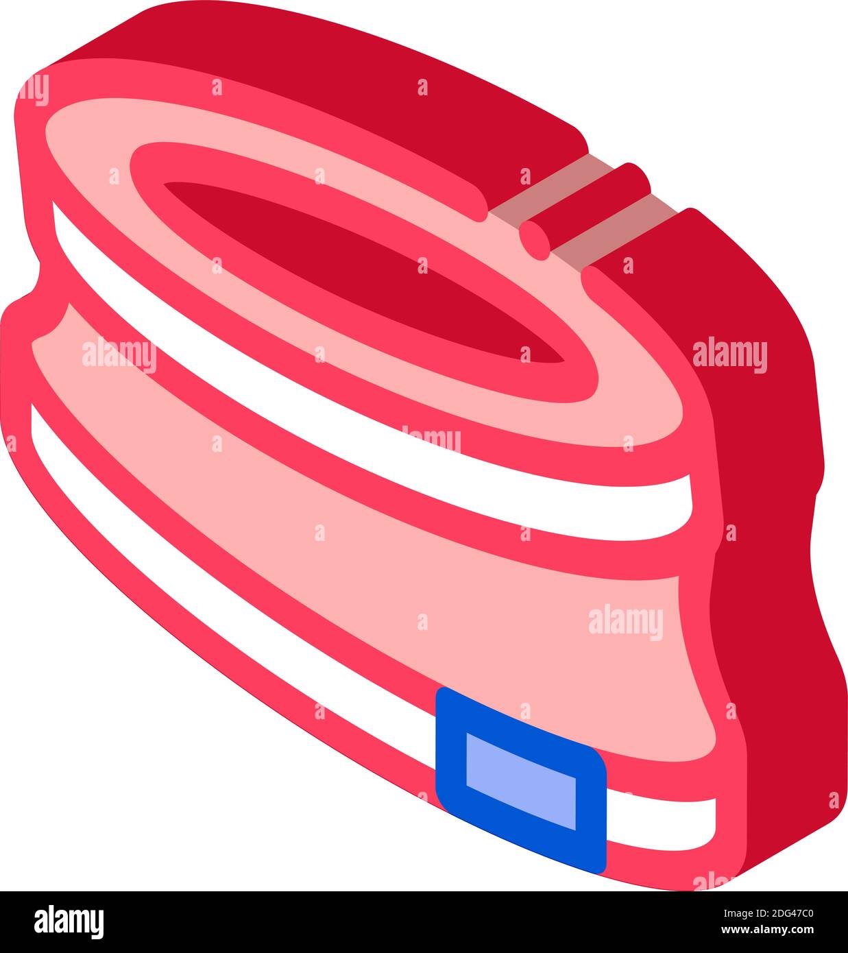 bump stop karting track isometric icon vector illustration Stock Vector ...