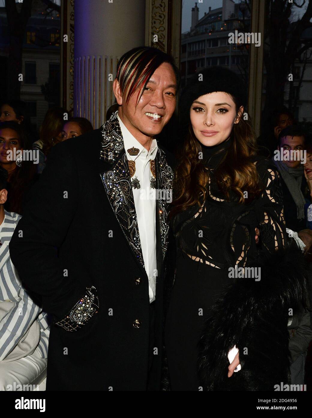 Stephen Hung and Deborah Hung attend the Zuhair Murad Haute Couture ...