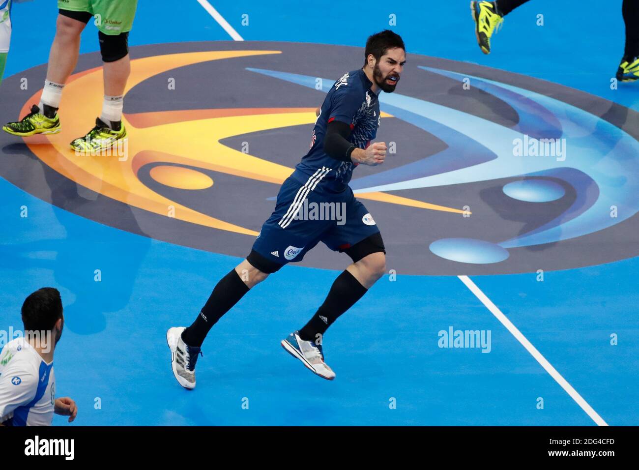 France's Nicolas Karabatic during semi-final game of the 2017 Handball ...