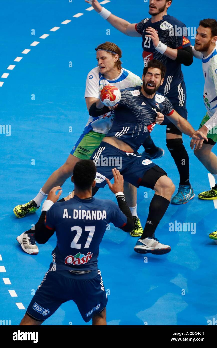 France's Nicolas Karabatic during semi-final game of the 2017 Handball ...