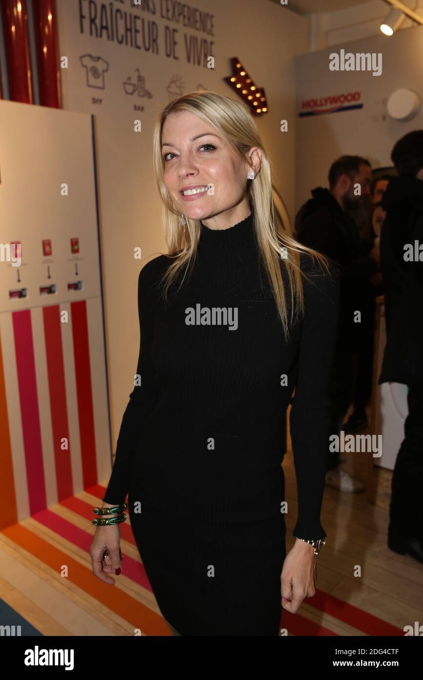 Claire Verneil lors de la soiree HOLLYWOOD Chewing-Gum a Paris, France ...