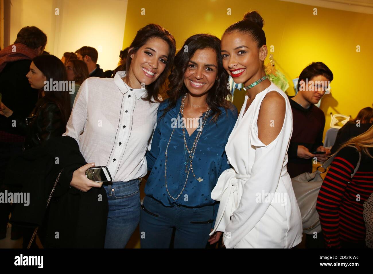 Laurie Cholewa, Flora Coquerel et Laurence Roustandjee lors de la ...