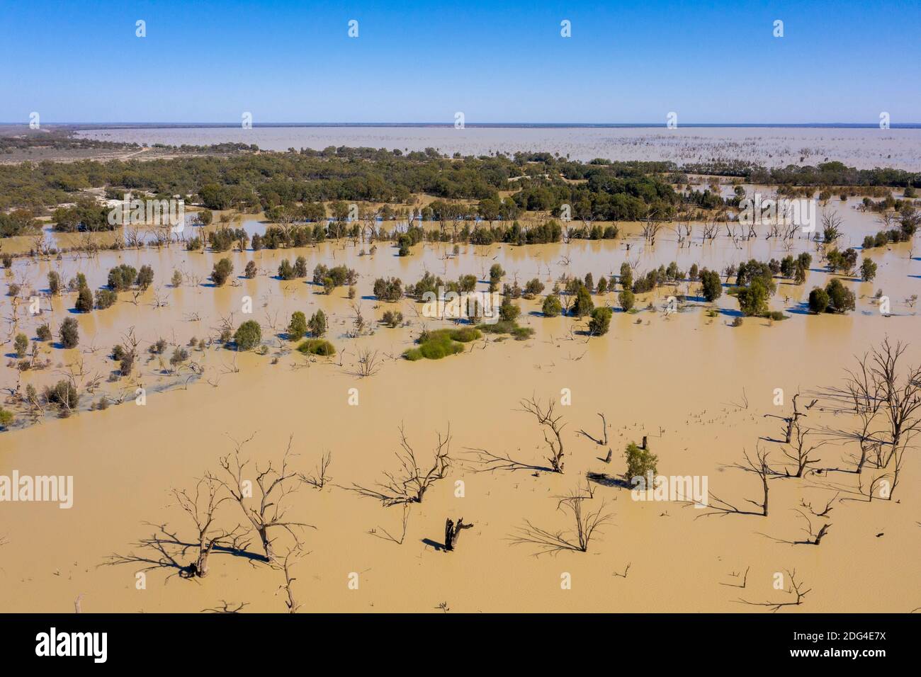 Menindee lakes in the far west of New South Wales, Australia Stock ...