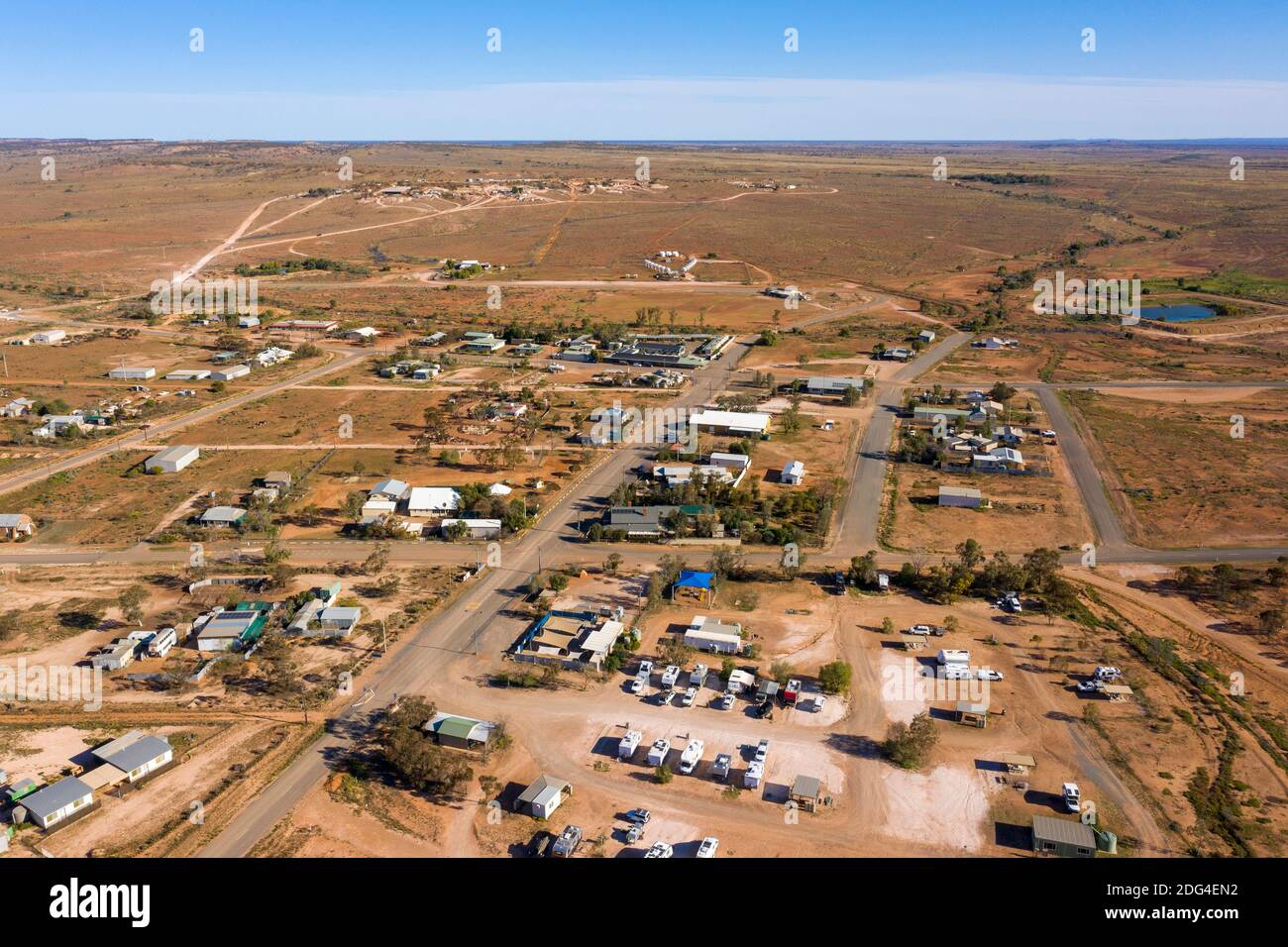 The outback opal mining town of White Cliffs, New South Wales ...