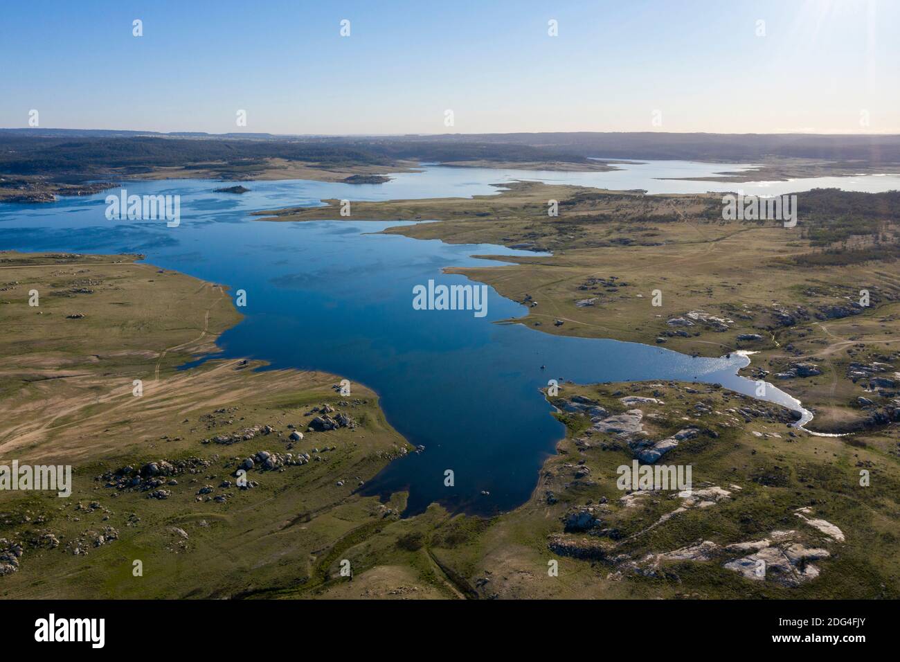 Copeton dam and dam wall in the north west of New South Wales ...